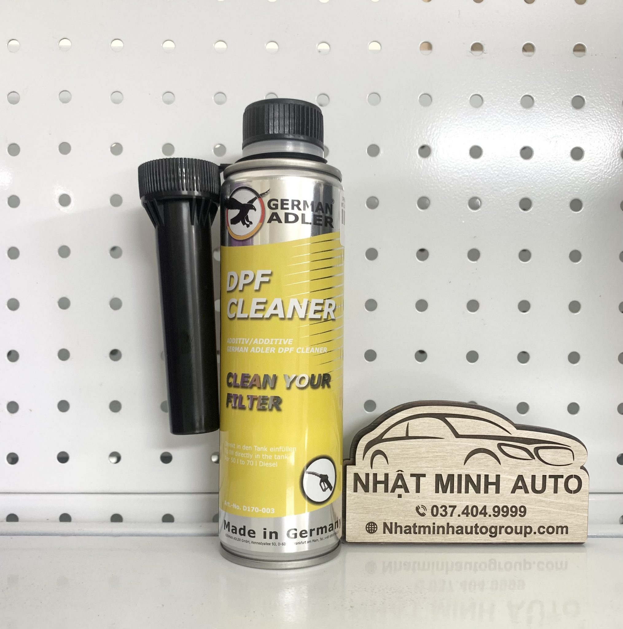 VỆ SINH BỘ LỌC DPF CLEANER GERMAN ADLER CHO XE MÁY DẦU - Nhật Minh Auto