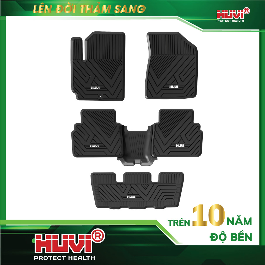 THẢM SÀN HUVI NHỰA TPE 2D CHO HYUNDAI STARGAZER 2023 (7c) - Nhật Minh Auto